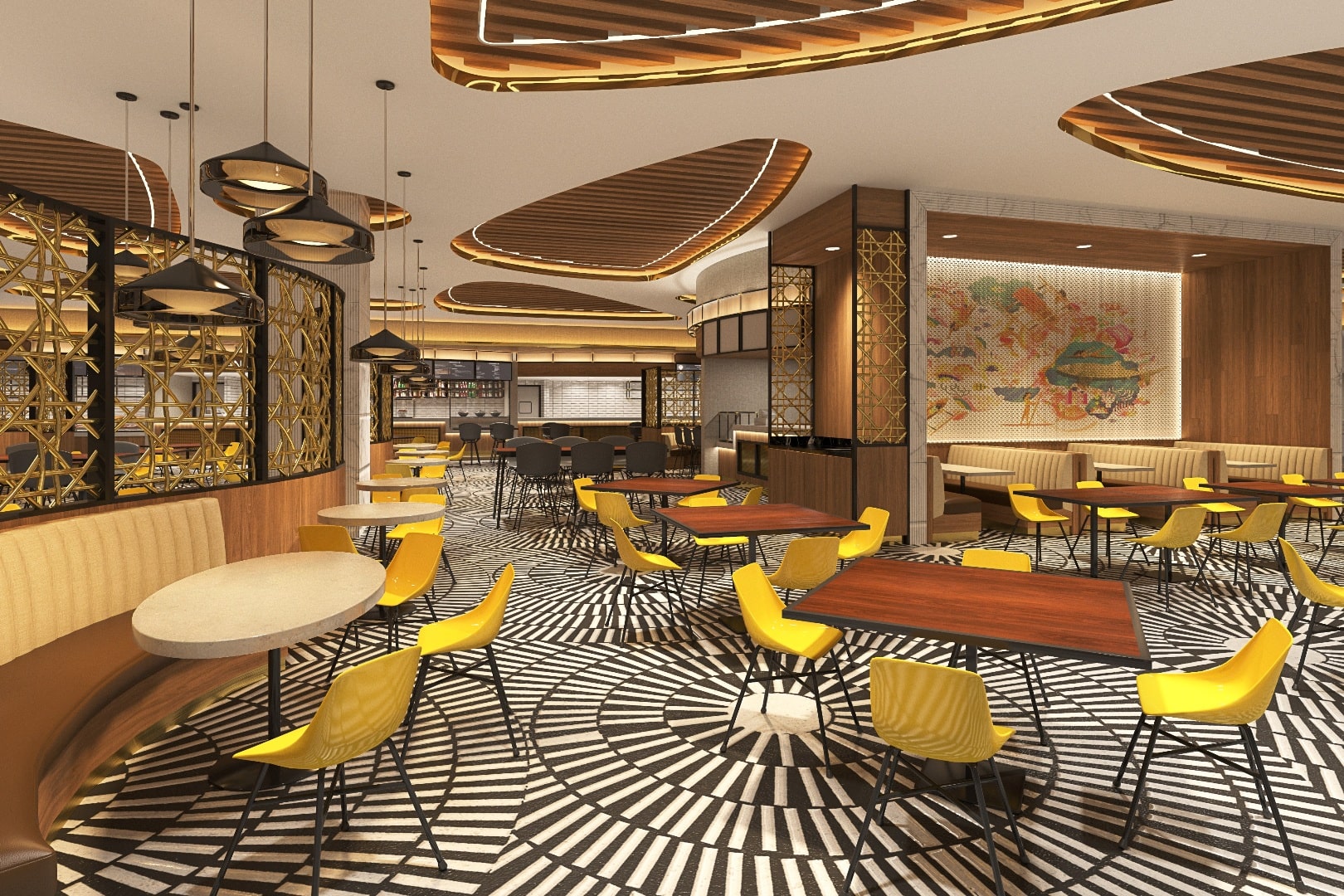 Restaurant Rendering, 3d Rendering for Bar & Restaurant Chicago